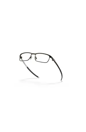 Oakley 52mm Rectangle Full Rim Eyeglasses - Grey