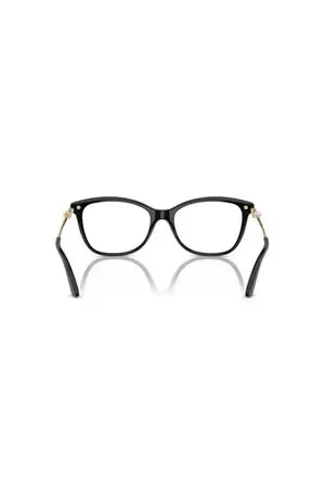 JIMMY CHOO 54mm Rectangle Eyeglasses - Black