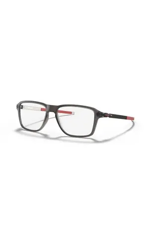 Oakley 54mm Square Full Rim Eyeglasses - Grey