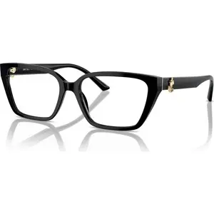 JIMMY CHOO 55mm Cat Eye Optical Glasses - Black