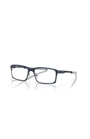 Oakley 54mm Rectangle Full Rim Eyeglasses - Blue
