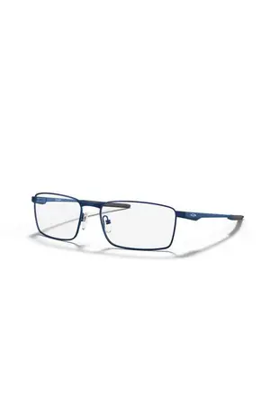 Oakley 55mm Rectangle Full Rim Eyeglasses - Blue