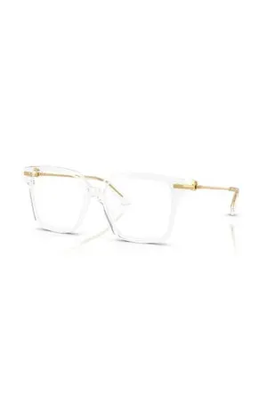 Dolce & Gabbana 56mm Square Optical Glasses - Transparent