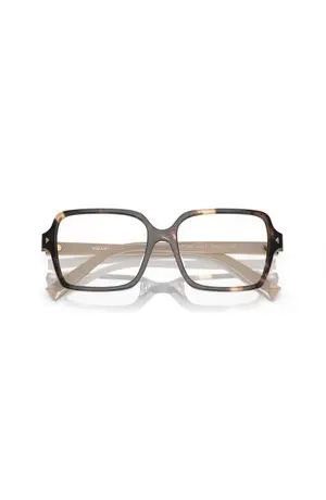 Prada 53mm Rectangle Optical Glasses