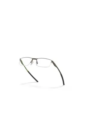 Oakley 54mm Rectangle Optical Glasses - Brown