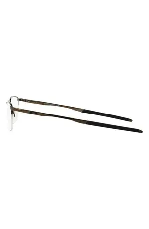 Oakley Barrelhouse 0.5 Semirimless Rectangular Optical Glasses - Silver