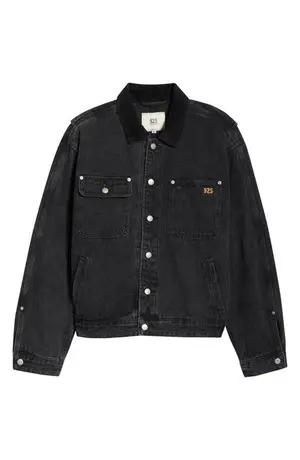 925 ORIGINALS Heavyweight Denim Trucker Jacket Midnight Black