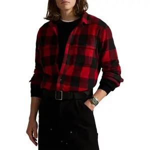Men's Red Black Flannels