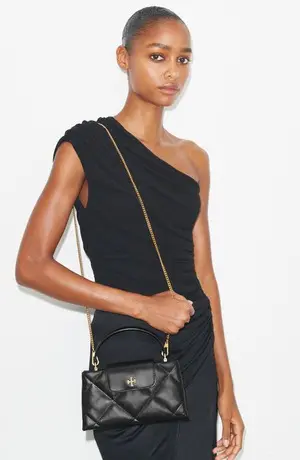 Tory Burch Kira Diamond Quilted East-west Top Handle Bag