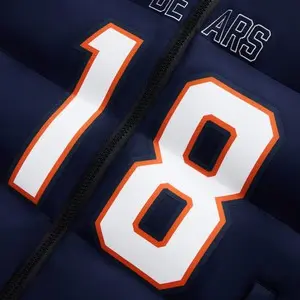 OFF SEASON Chicago Bears Caleb Williams Puffer Vest - Navy