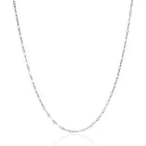 THE LOVERY FINE JEWELRY 14k Gold Disco Link Chain Necklace - White Gold