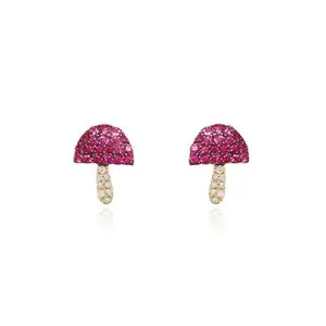 THE LOVERY FINE JEWELRY Mushroom Stud Earrings