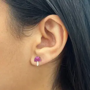 THE LOVERY FINE JEWELRY Mushroom Stud Earrings