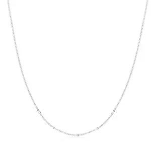 THE LOVERY FINE JEWELRY 14k Gold Classic Chain Necklace - White Gold
