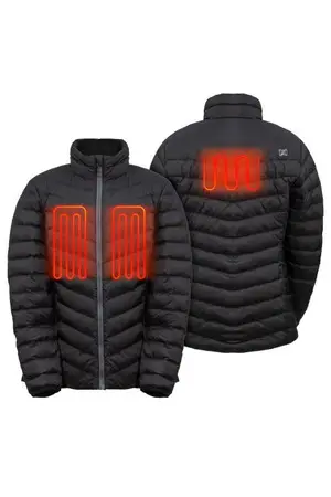 MOBILE WARMING Backcountry Xtera Packable Heated Puffer Jacket - Black