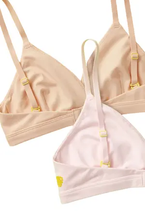 YELLOWBERRY Butter Triangle 2pk Bra - Beige
