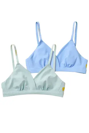 YELLOWBERRY Butter Triangle 2pk Bra - Blue