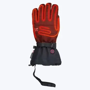 MOBILE WARMING Aerial Waterproof Heated Snow Glove - Black