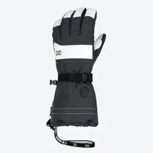 MOBILE WARMING Aerial Waterproof Heated Snow Glove - Grey And White