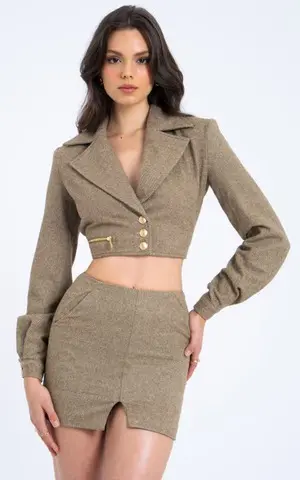 Miss Circle Fitted Outerwear For Women