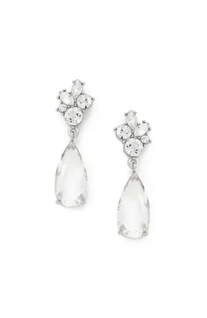 OLIVE & PIPER Tuyet Drop Earrings - Silver