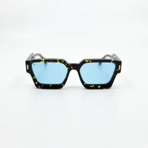 TAXXON EYEWEAR Avitio Sunglasses With Amber Frame & Lens - Blue