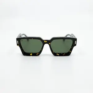 TAXXON EYEWEAR 008 Sunglasses With Tortoise Frame - Green