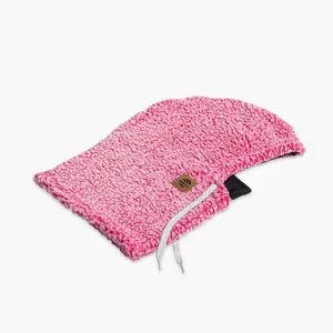 Turtle Fur High Pile Fleece Overhood - Luscious Pink