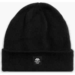 Turtle Fur Explorer Cuffed Beanie - Black
