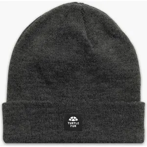Turtle Fur Explorer Cuffed Beanie - Charcoal