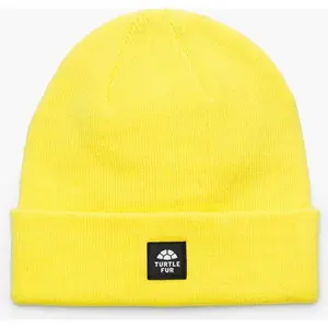 Turtle Fur Explorer Cuffed Beanie - Yellow
