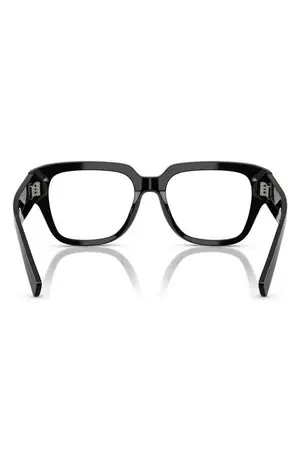 Dolce & Gabbana Square Acetate Eyeglasses - Black