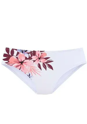 LASCANA Floral Print Bikini Bottom