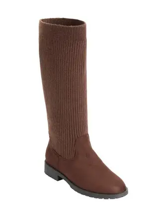 COMFORTVIEW The Antonella Calf Boot - Brown