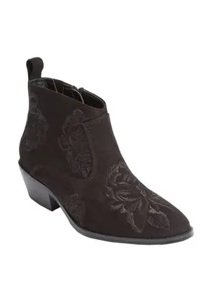 COMFORTVIEW The Gwyneth Bootie - Black