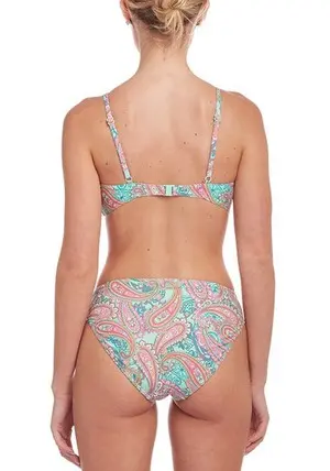 LASCANA Paisley Print Classic Bikini Bottom