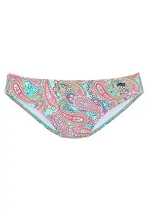 LASCANA Paisley Print Classic Bikini Bottom
