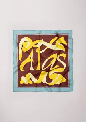 ALAS Bandana Silk Scarf - Print 'apeel'