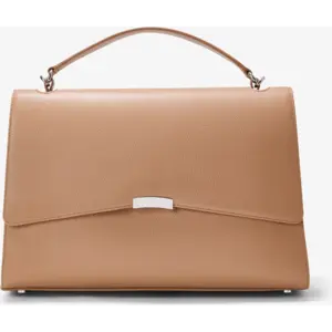 BY BANOO Signature Briefcase Biscuit/silver