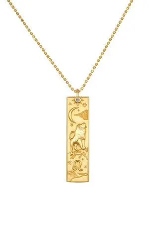SATYA JEWELRY Zodiac Pendant Necklace - Leo