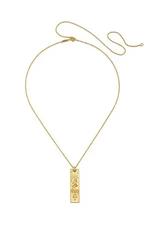 SATYA JEWELRY Zodiac Pendant Necklace - Libra