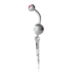 HELLO KITTY Kuromi Stainless Steel Dangle Belly Button Ring
