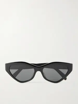 Celine Triomphe Cat-eye Sunglasses - Black