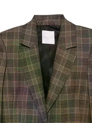 CENERE GB Check-pattern Blazer