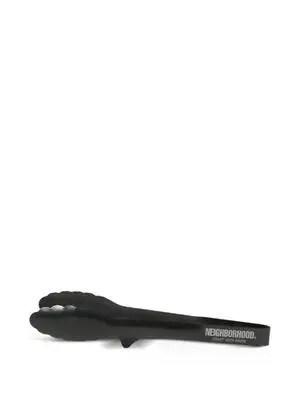 NEIGHBORHOOD Logo-print Tongs - Black