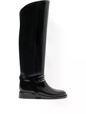 Casadei Leather Knee-high Boots