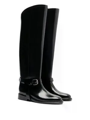 Casadei Leather Knee-high Boots