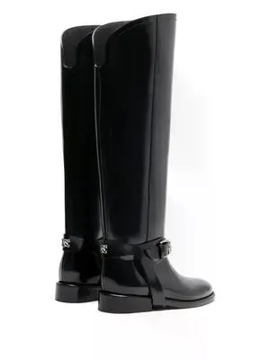 Casadei Leather Knee-high Boots