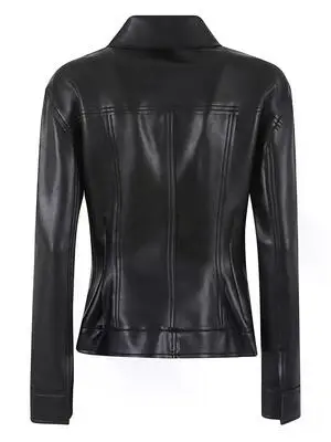 Norma Kamali Faux-leather Jacket