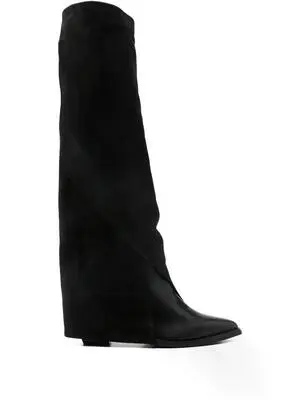 Julie Dee Knee High Shoes For Women
